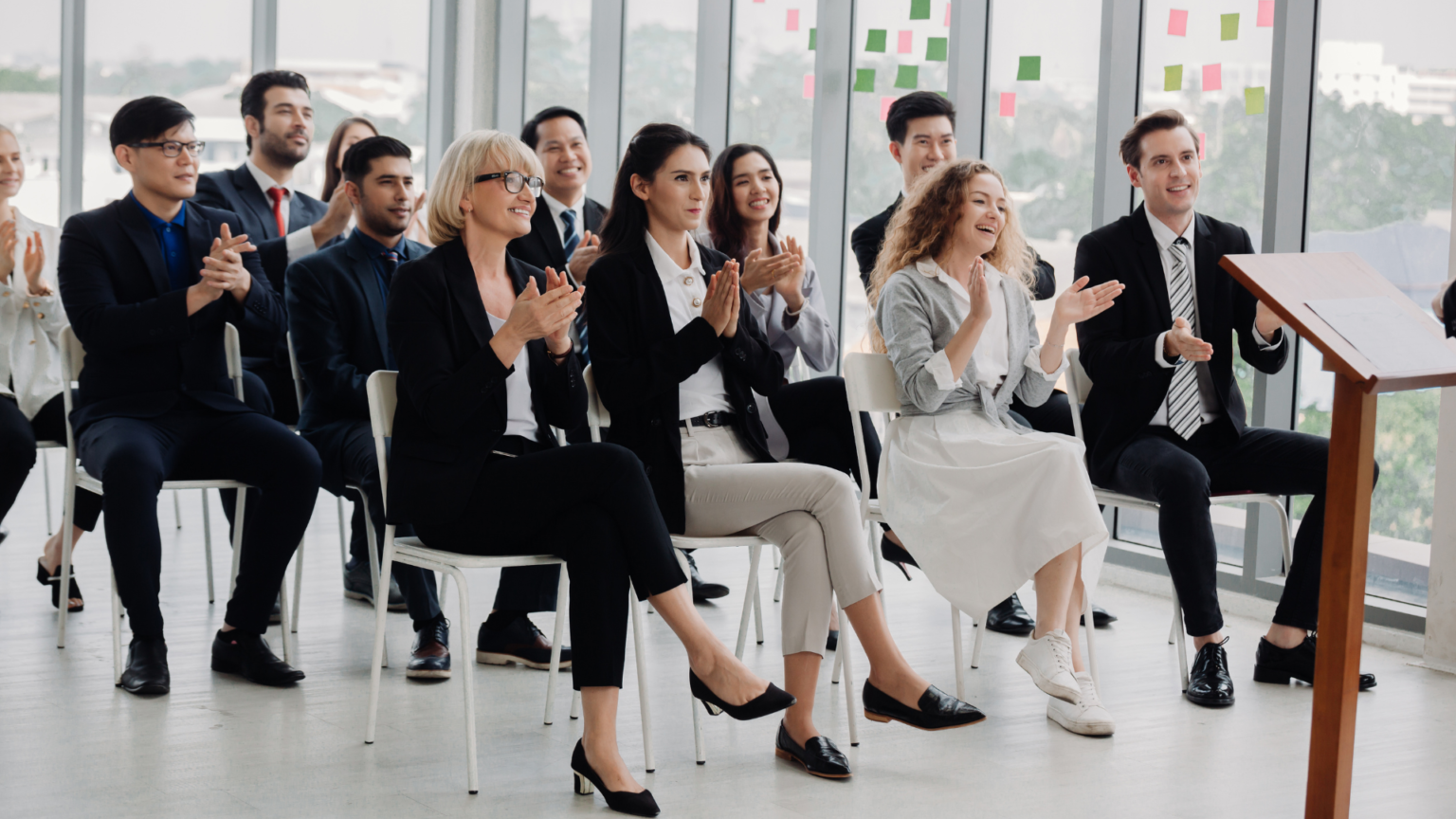 To connect with your audience give them SPACE